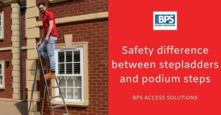 Safety difference between stepladders and podium steps | by BPS Access ...
