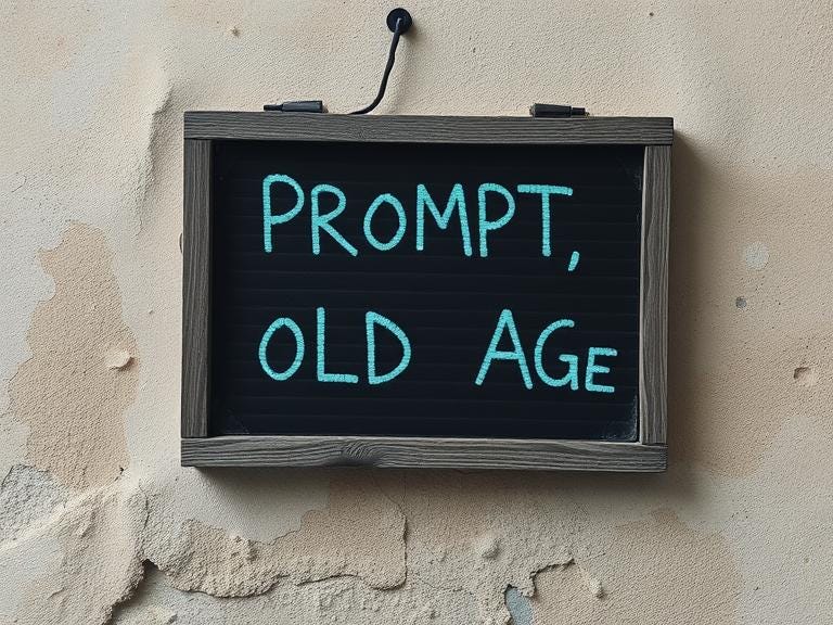 A Prompt for July—Old Age!. We all get there eventually, and then… | by ...