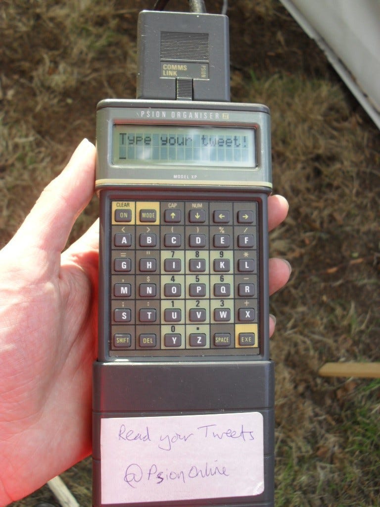 Bringing Twitter to a Vintage '80s Psion Organiser II | by Cameron ...