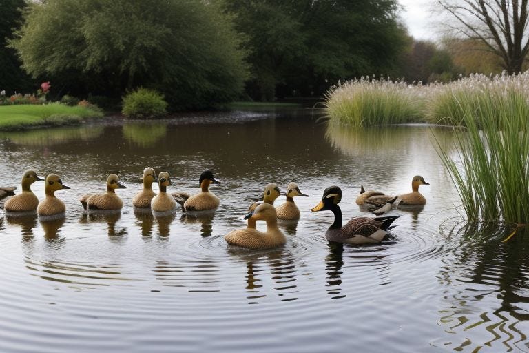 Ducks in Your Pond: A Natural Addition to Your Garden | by Art “of” me ...