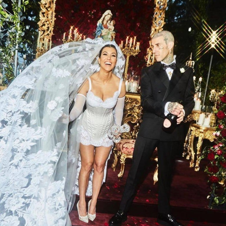 Kourtney Kardashian Whispered “Yes” at Her Wedding and the Internet ...
