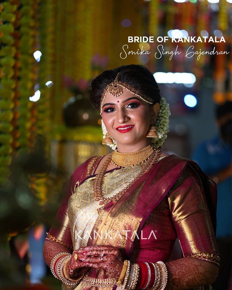 Buy Bridal Kanchipuram Silk Sarees Online - Maya Fernandes - Medium