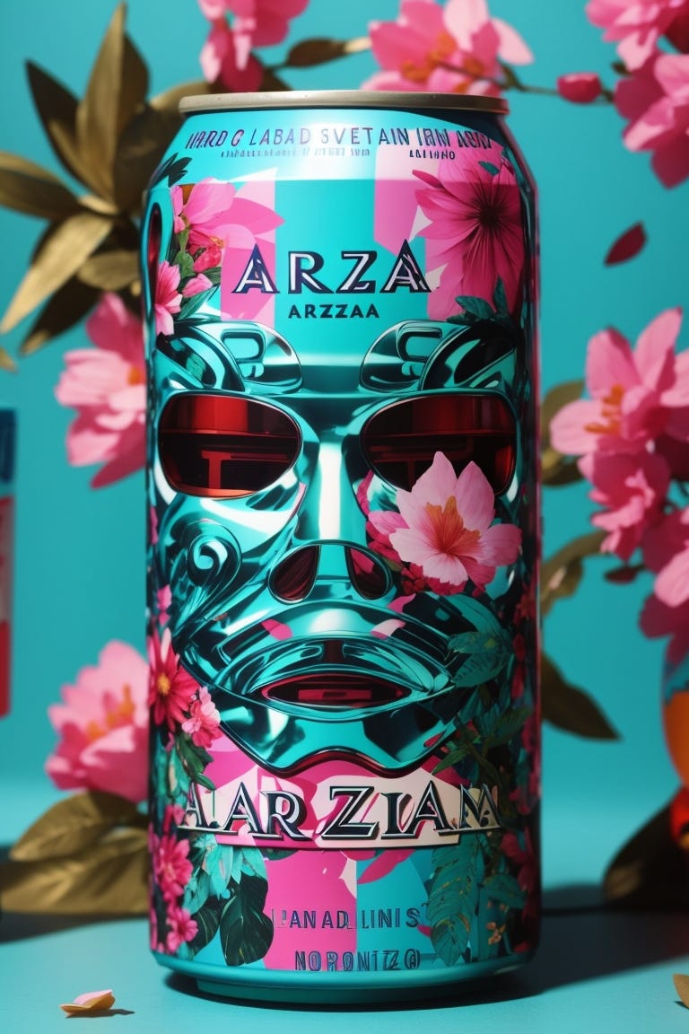 Arizona Tea Flower Design