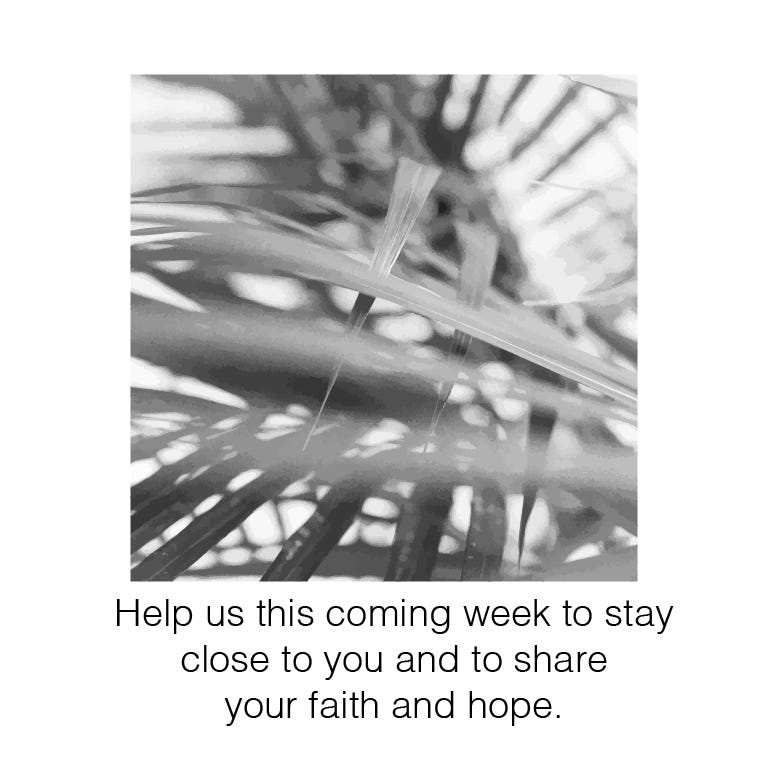 HOLY WEEK: PALM SUNDAY. Reading- Psalm 31:9–16 I have on my… | by St ...