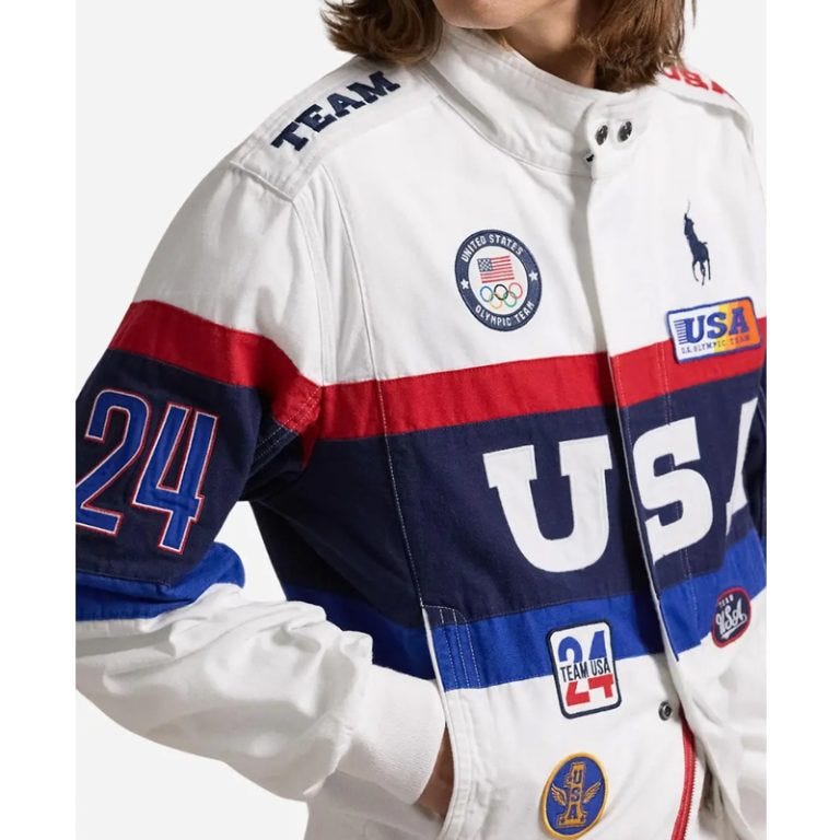 Team USA Olympic Varsity Jackets - Julia Erica - Medium