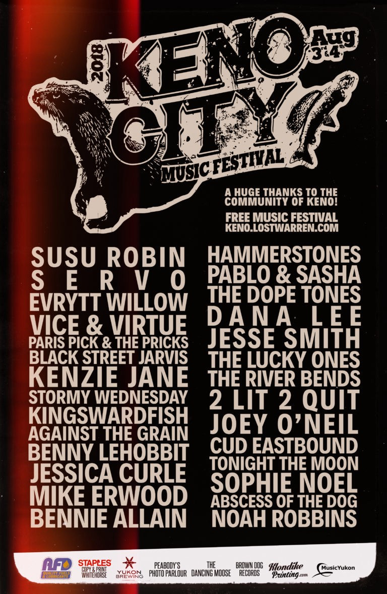 2018 Keno City Music Festival Line-Up Announced | by Chris Healey | Medium