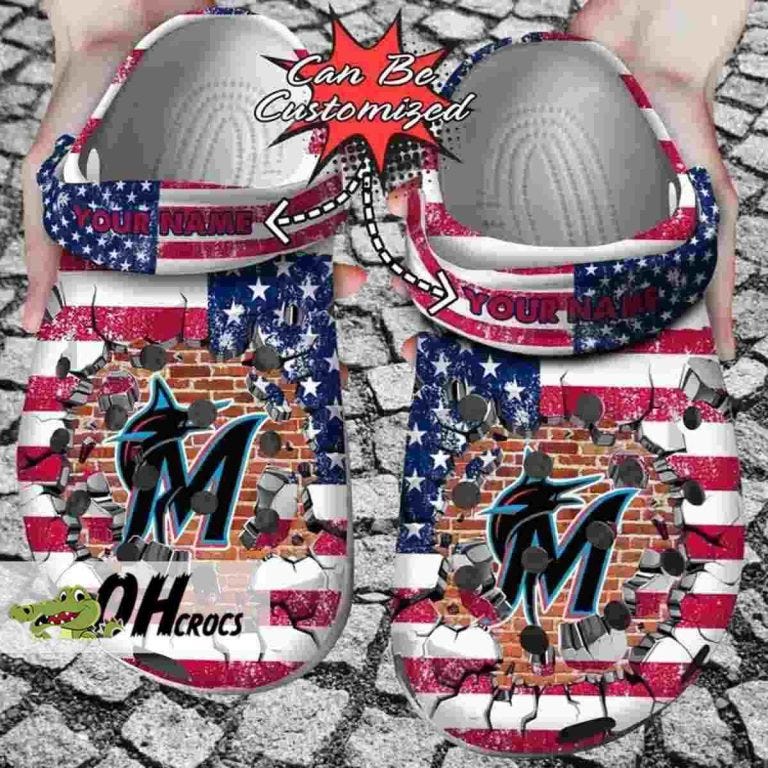 Sliding into Style: Unveiling the Trendy Allure of Miami Marlins Crocs ...