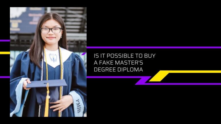 Is It Possible to Buy a Fake Master’s Degree Diploma - Best DCD - Medium