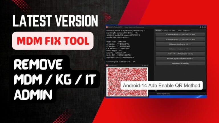 Download MDM Fix Tool v1.0.1.9 Latest Version | by GSM ATOZ TOOL | Jun ...