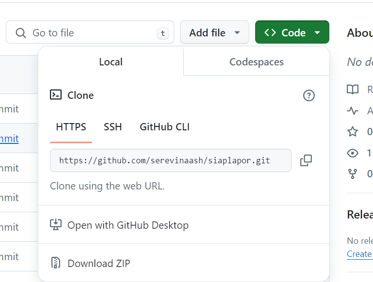 Project Laravel for my teamm. proses clone project dari github… | by Serevinasherly | Medium