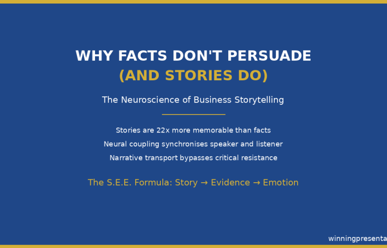 Why Facts Don't Persuade (And Stories Do): Business Storytelling ...
