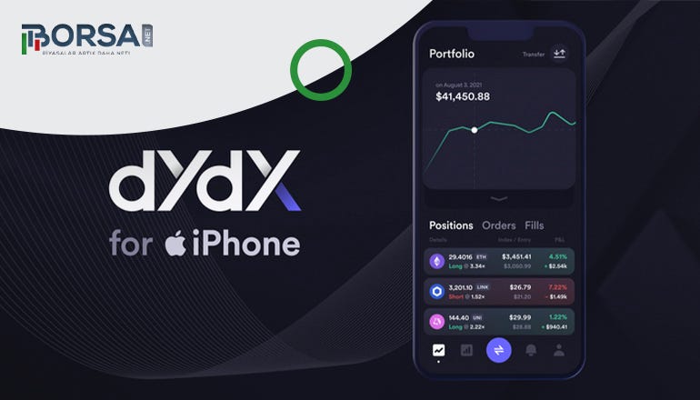 dYdX (DYDX) iOS Mobil Uygulamasını Tanıttı | by Borsa.net | Medium