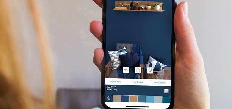 Using AR to instantly test colors on the wall | by Haptical | Haptical