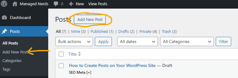 How to Create Posts on Your WordPress Site | by Sharon Martin | Medium