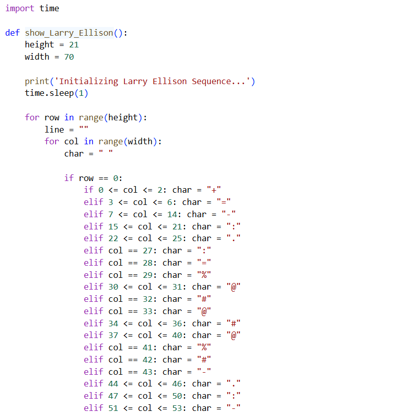 ASCII Art of Larry Ellison. Introduction | by Sneha Raj | Jan, 2026 ...
