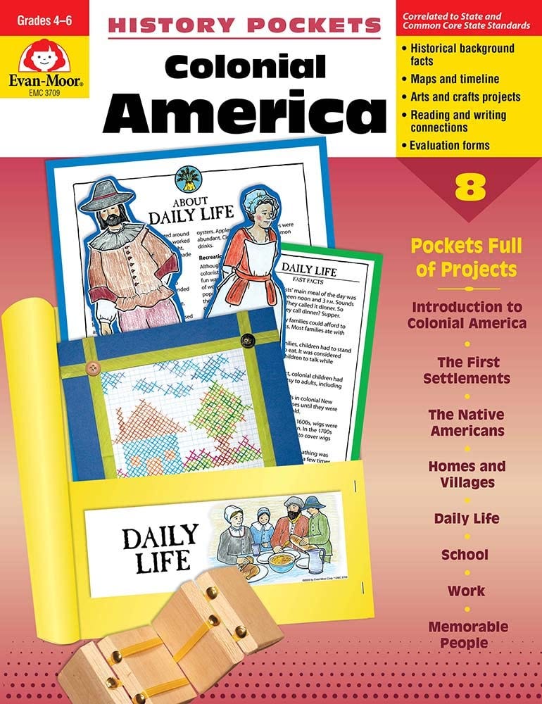 [READ][BEST]} History Pockets: Colonial America, Grades 4–6+ | by ...