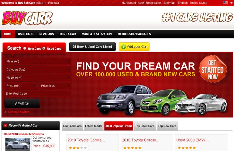 Car Listing Script | Auto Classifieds Script | Used Car Dealer Script ...