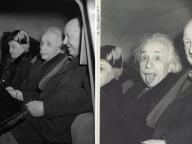 Unveiling the Quirky Genius: Albert Einstein through Arthur Sasse’s ...