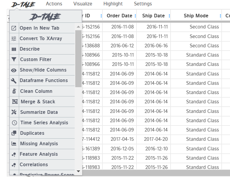 Discovering the Magic of Dtale for Data Exploration | by Nadya Sarilla Agatha | Medium