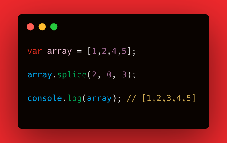 How to insert element based on index in an array. | by Javascript Jeep🚙💨 | Frontend Weekly | Medium