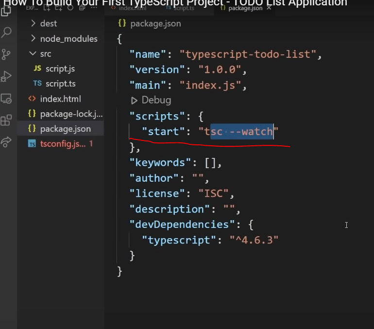 How To Build Your First TypeScript Project — TODO List Application ... How To Build Your First TypeScript Project — TODO List Application ...