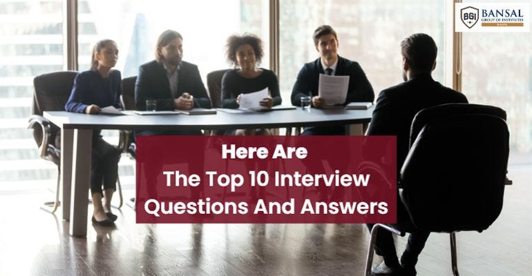 The Top 5 Interview Questions And Answers For Freshers | by Bansal24 ...