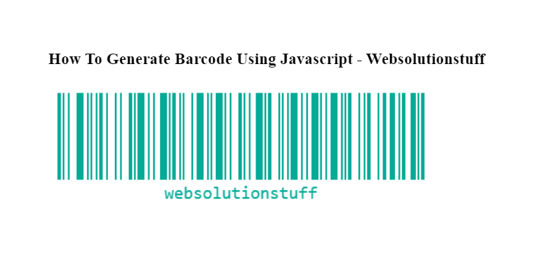 How To Generate Barcode Using Javascript | Dev Genius