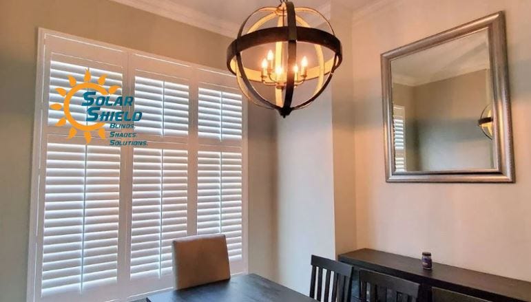 Plantation Shutters | Custom Window Treatments | Solar Shield - John Grill - Medium