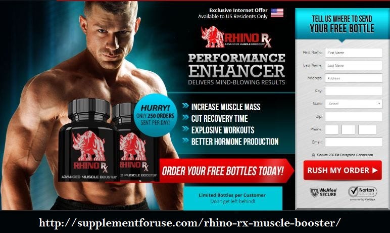 Rhino Rx Muscle Booster: Innovative Muscle Enhancer Advantage ...
