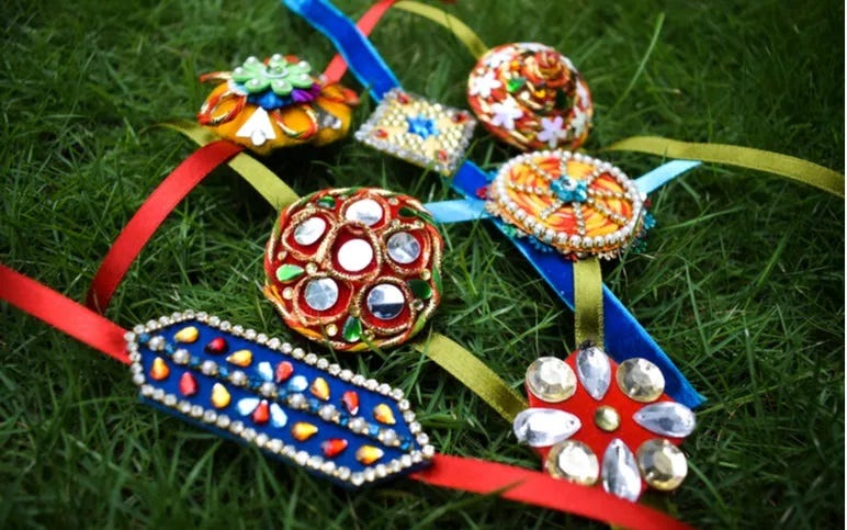 Easy DIY Rakhi Ideas For Kids | How to Make Rakhi at Home | by ...