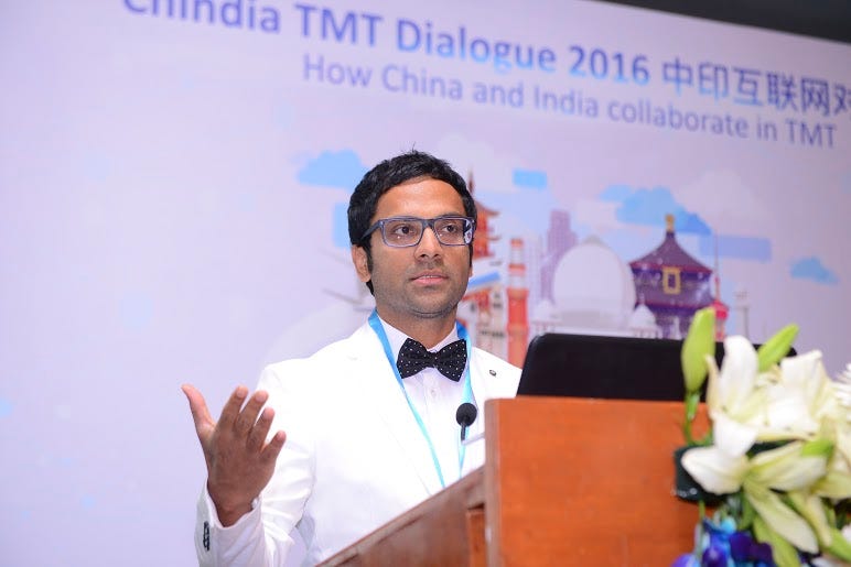 Mr.Chopra sharing his views on the Chinese And Indian Investment ...