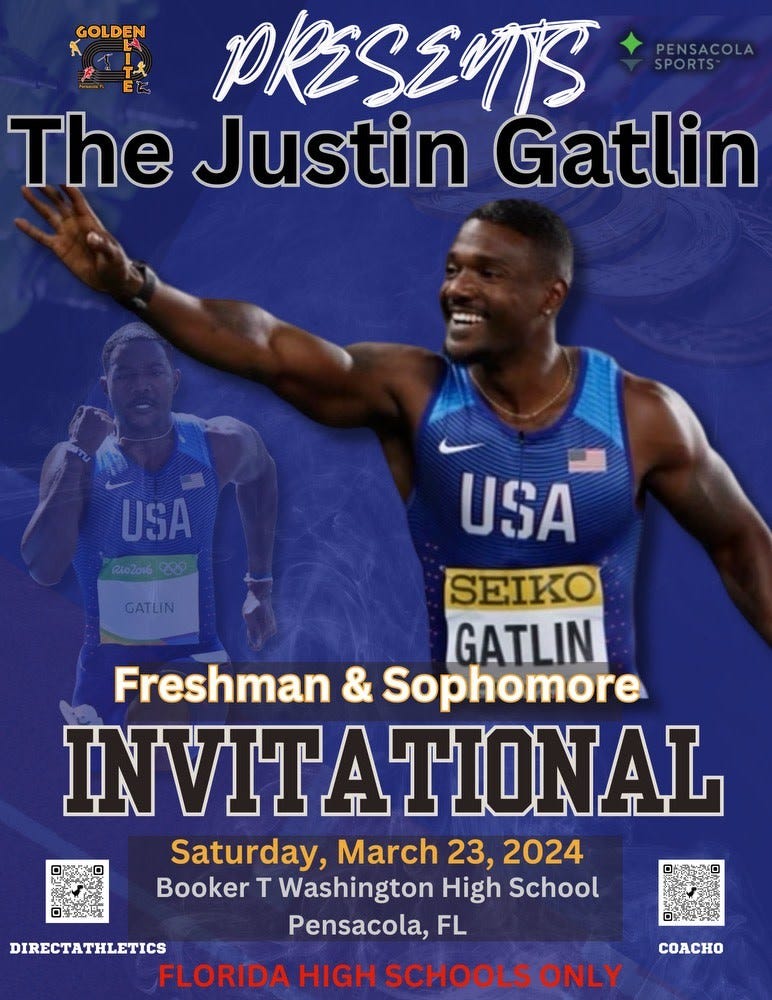 🔴LIVE!! 2024 Justin Gatlin Freshman & Sophomore Invitational — Live ...