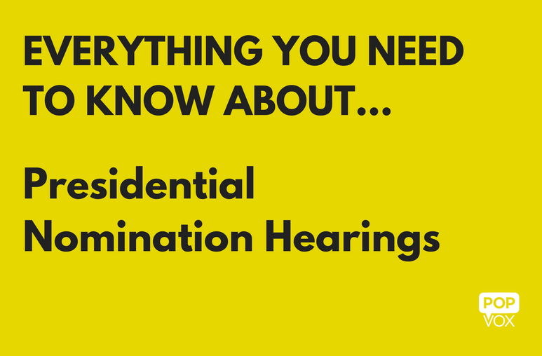 A Guide to Watching Hearings on Presidential Nominations | by Marci ...