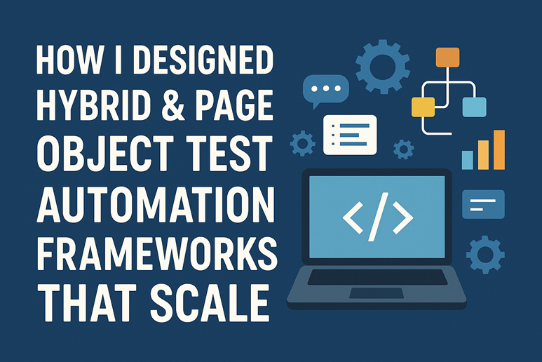 How I Designed Hybrid & Page Object Test Automation Frameworks That ...
