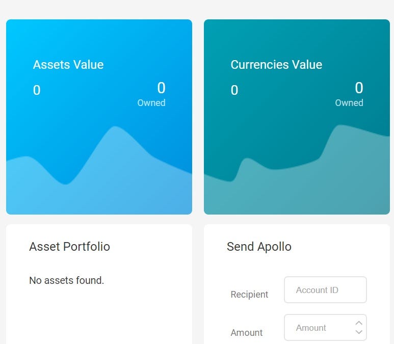 Get the New Apollo Wallet. Version 1.32.14 is now available. | by ...