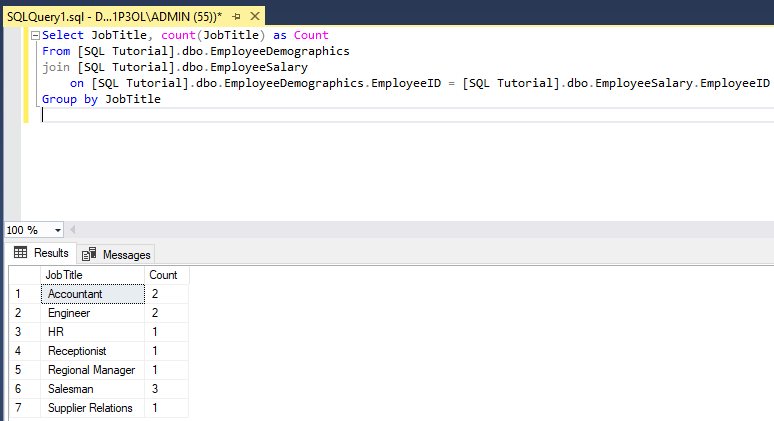 HAVING clause in SQL - Harsh Chaudhary - Medium