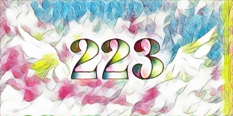 Angel number 223. The number 223 is often associated with… | by ...