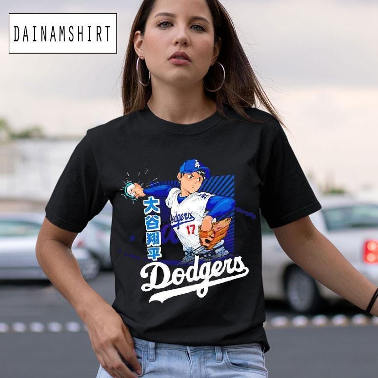 La Dodgers Baseball Shohei Ohtani Player Anime Shirt - Cicely - Medium