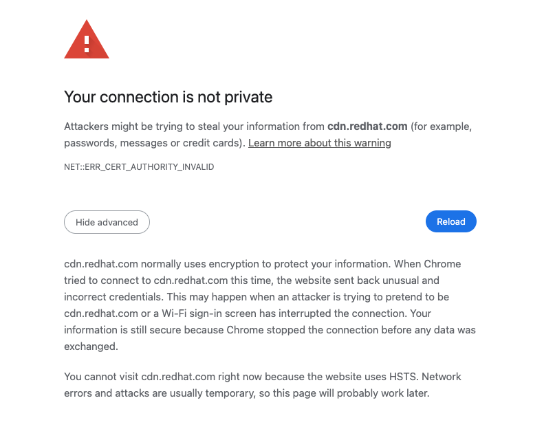 Understanding the “Your Connection is Not Private” Error | by Luca ...