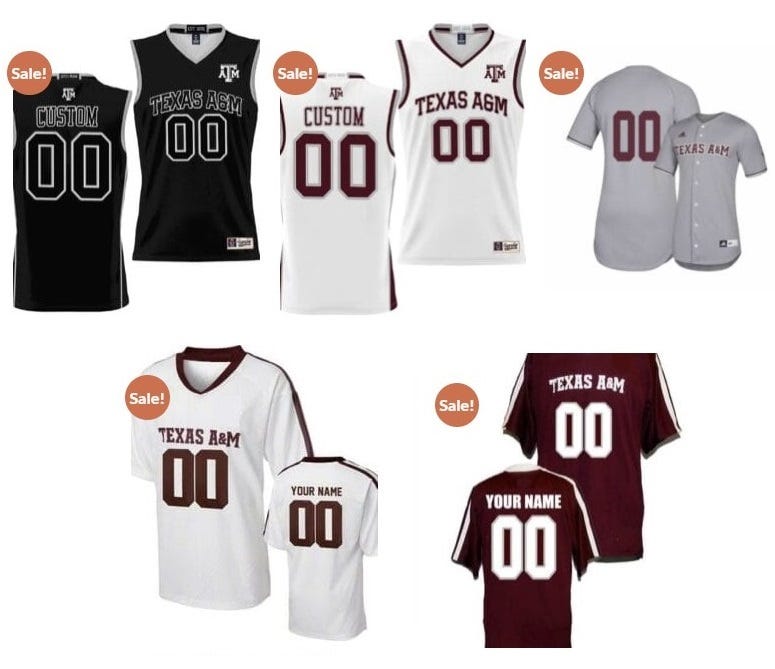The Best Places to Order Your Custom Texas AM Aggies Jersey Online | by ...