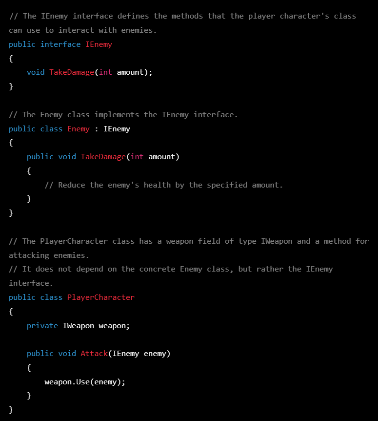 The 5 SOLID Principles In Unity Game Development | by Winston Ye | Medium