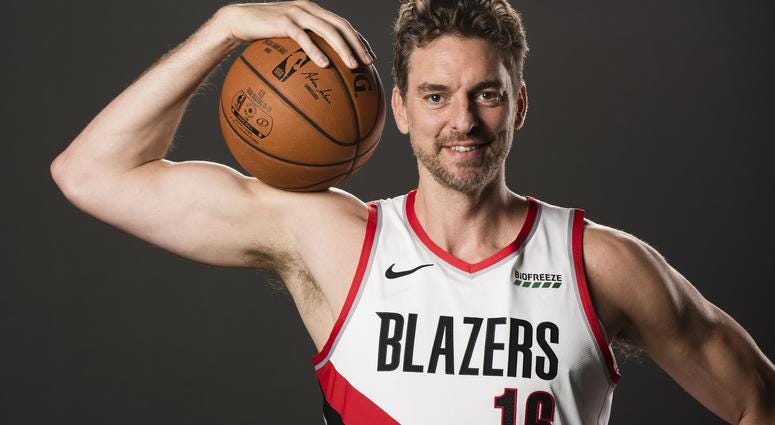 Gasol’s New Team And New Role, Mentor To Young Blazers | by Stever | Medium