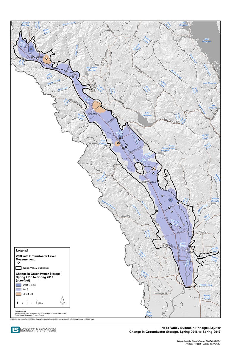 Groundwater in Napa. California might raise its alert level… | by ...