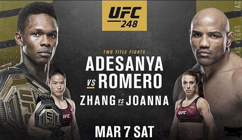 UFC 248(LiveStream)Adesanya vs Romero | by Connell | Medium