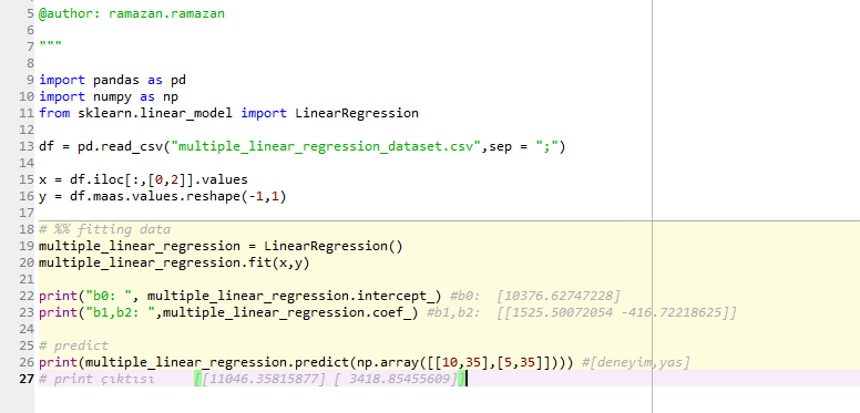 Multiple Linear Regression - RamazanRamazan - Medium