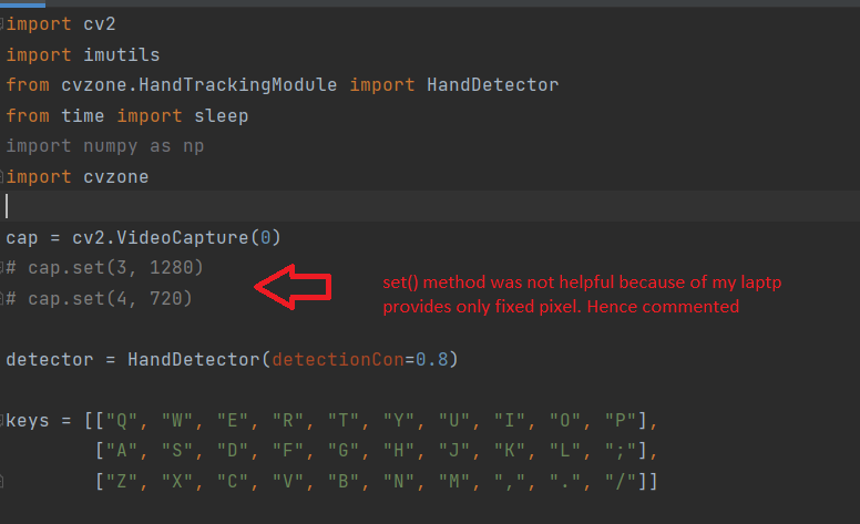 Artificial Intelligence Virtual Keyboard using CV2 and CVZONE | by ...