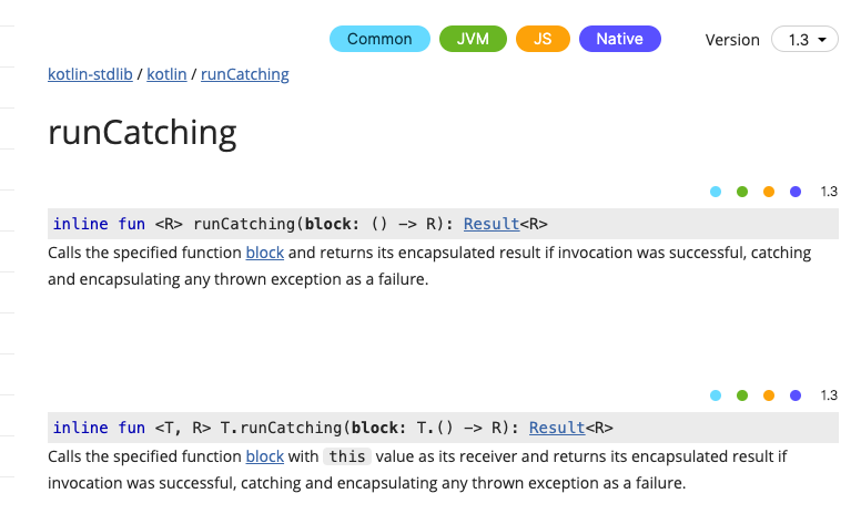 [Kotlin] runCatching과 Result 타입. runCatching은 코틀린 1.3버전부터 도입된 Result 캡슐화… | by Harry The Great ...