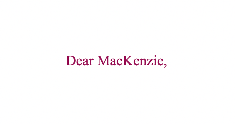Dear MacKenzie Scott,. The insights shared in your essay… | by ...