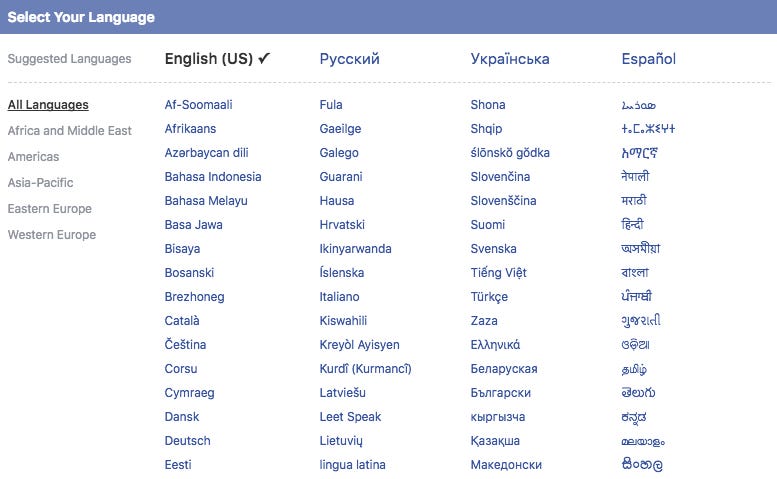 Popularity of Languages for the Lingual Site Versions Among Companies ...
