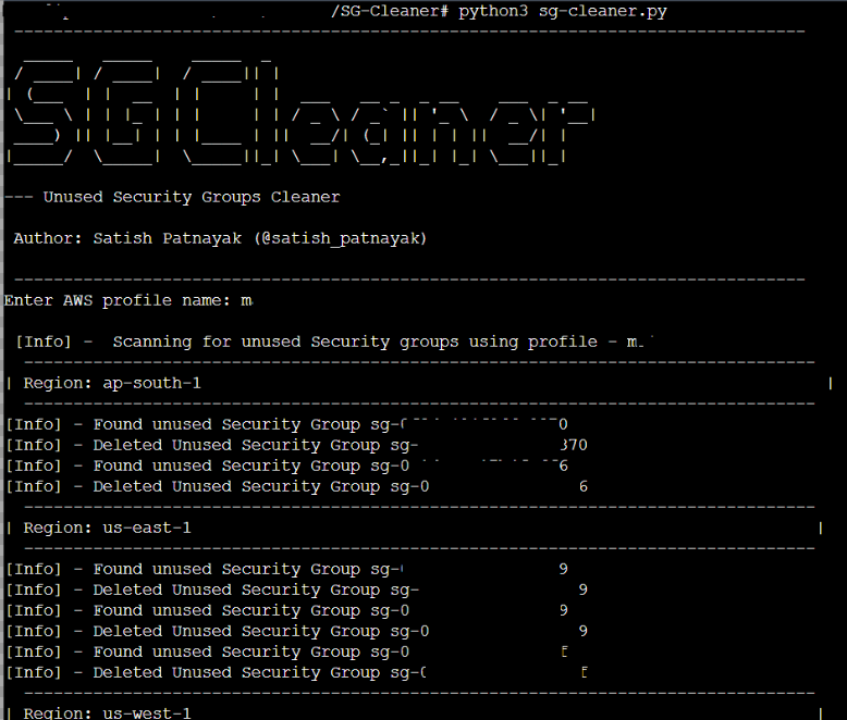 Effortless AWS Security Group Cleanup with SG-Cleaner | by Satish | My ...